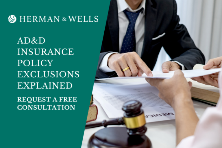 AD&D Insurance Policy Exclusions Explained - Herman & Wells